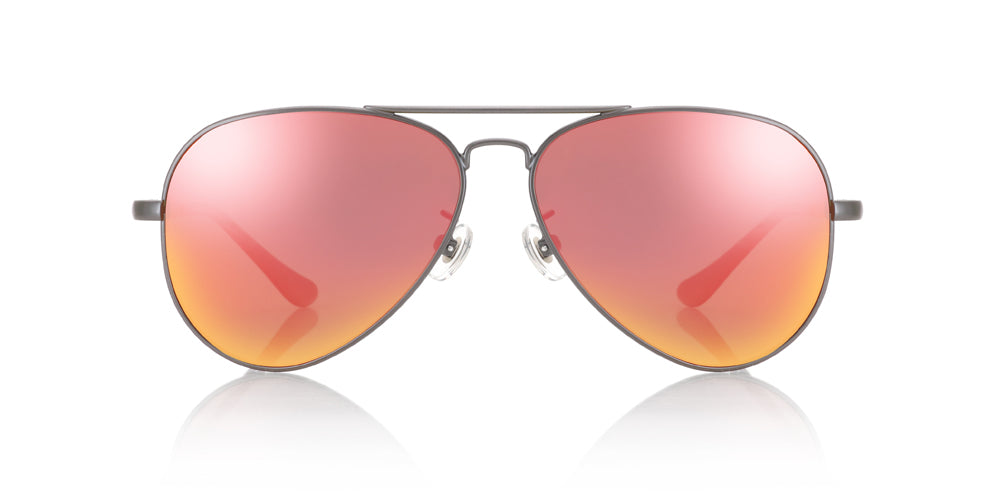 Black Ruby Aviator Sunglasses with Adjustable Nose Bridge – JINS