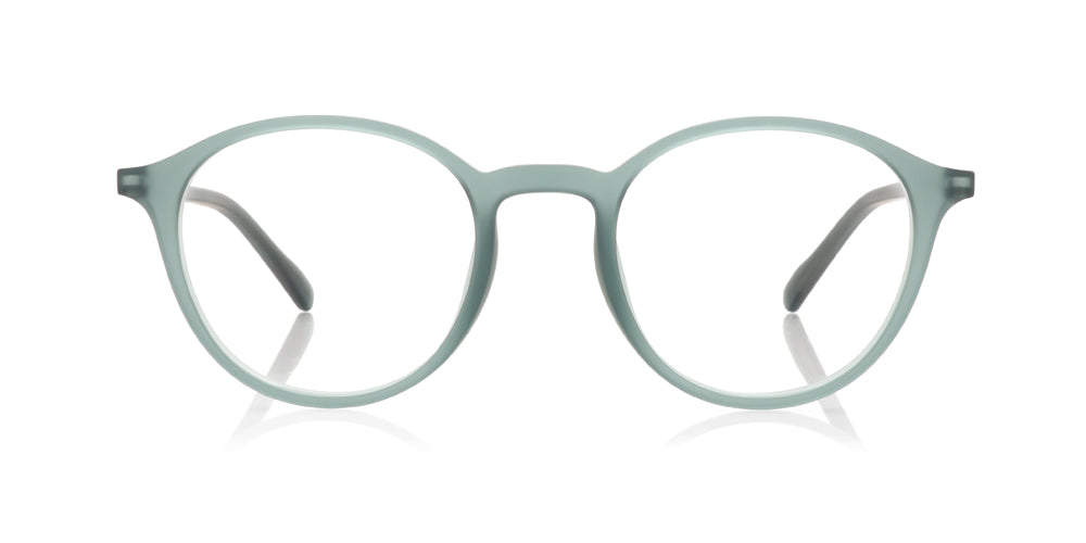 Mint Blue Round Glasses incl. $0 High Index Lenses with Saddle Bridge ...