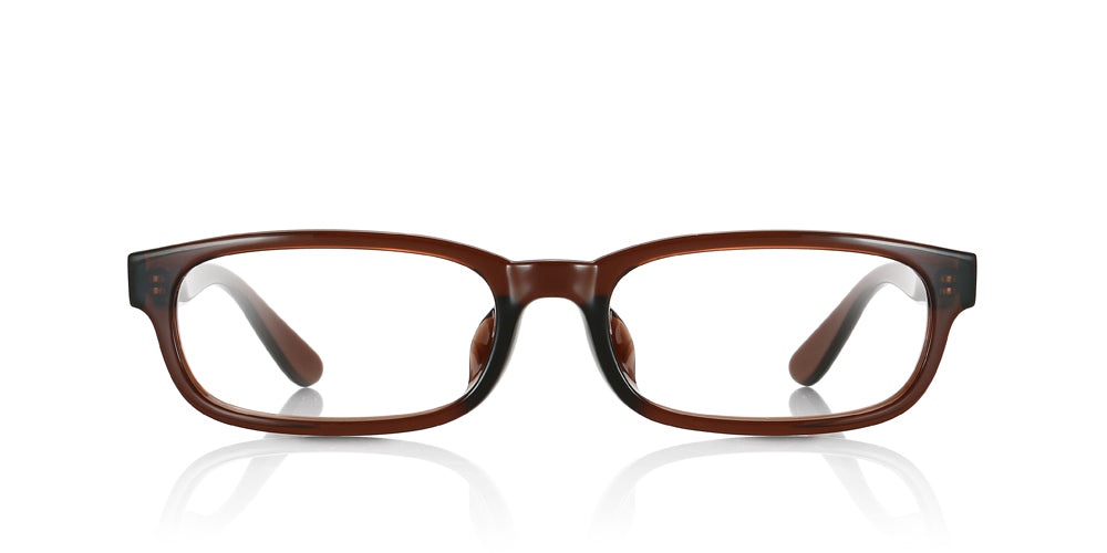 Hazelnut Rectangle Glasses incl. $0 High Index Lenses with Saddle ...
